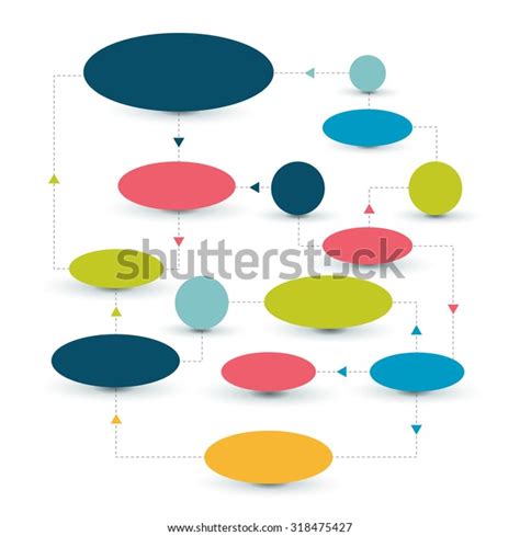 Flow Chart Diagram Scheme Infographic Element Stock Vector Royalty