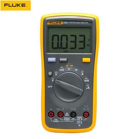 Fluke New 12e 4000 Counts Ac Dc Capacitance Ohm Auto Manual Range Digital Multimeter Meter