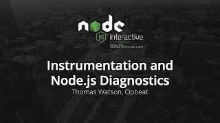 Instrumentation And Node Js Diagnostics Node Js Interactive North America Devconf Net