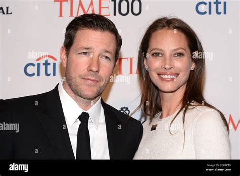 Model Christy Turlington And Her Husband Edward Burns Attend The Time