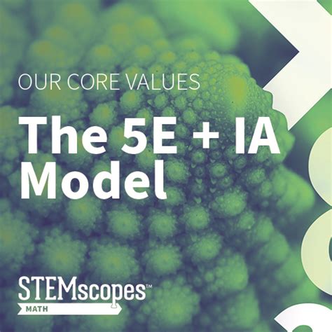The 5e Ia Instructional Model Stemscopes Math