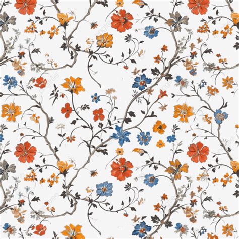 빈티지 꽃무늬 원활한 패턴 법정 무늬 Png 일러스트 및 이미지 에 대한 무료 다운로드 Pngtree