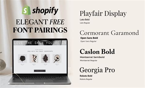 Top Free Font Pairings To Elevate Your Shopify Stores — Wildhive