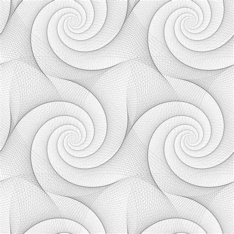 원활한 추상 블랙 화이트 나선형 패턴 벡터 Ai Eps Uidownload