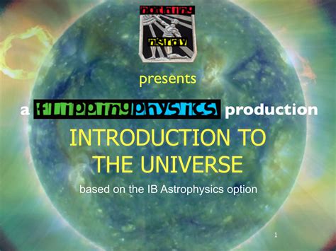 Ib Astrophysics Intro To The Universe Flippingphysics By Nothingnerdy Key