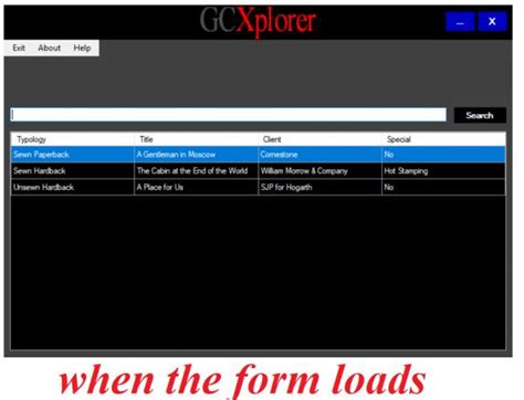 vs 2010 search in datagridview from a file and display a description