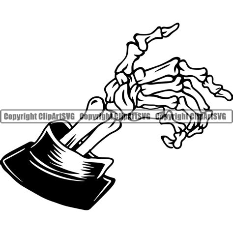 hand design element skull skeleton holding gun trigger finger gesture position holding grab