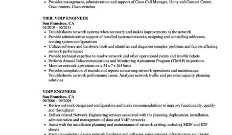 Voice Network Engineer Resume Sample Voip Engineer Resume Samples