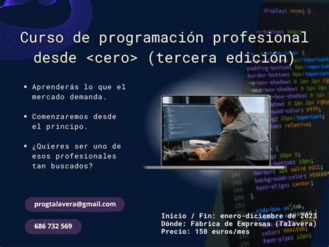 ¿quieres Aprender A Programar Desde Cero En Talavera Ahora Puedes Hacerlo La Voz Del Tajo