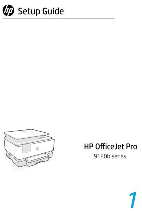 Hp B Series OfficeJet Pro Printer User Guide