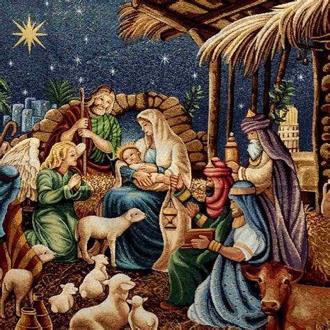 Nativity Tapestry For Sale Catholic Christmas