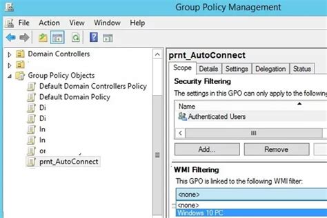 Restricting Group Policy With WMI Filtering Windows OS Hub