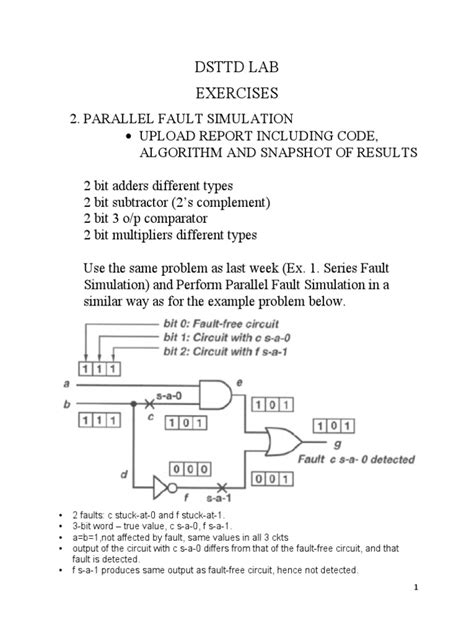 Parallel Fault Simulation Pdf