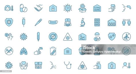 코로나바이러스는 흰색으로 격리된 두 가지 색상으로 벡터 아이콘을 간략하게 설명합니다 웹 및 Ui 디자인 모바일 앱 및 인쇄 제품을 위한 2019ncov 코로나바이러스 유행식