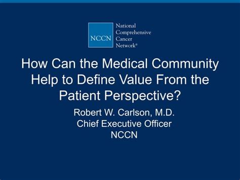 What Have We Learned From Nccn Value Tools Ppt