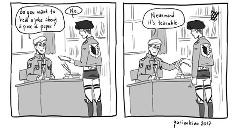 Erwin Dad Jokes 56 Kyojin Shingeki No Kyojin Snk