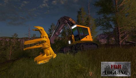 FDR LOGGING FELLER BUNCHER FS17 Farming Simulator 17 Mod FS 2017 Mod