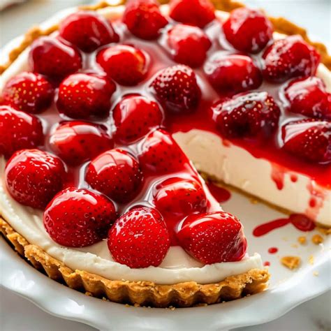 Strawberry Cream Pie Insanely Good