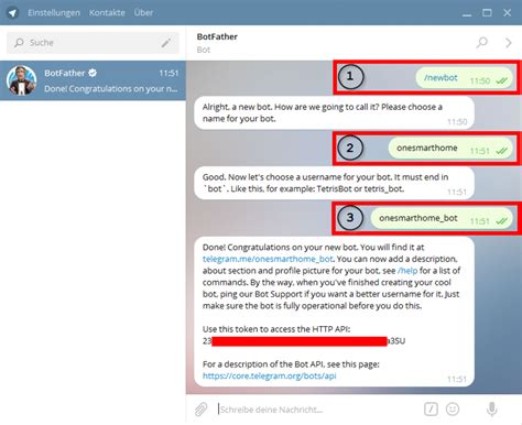 Openhab 2 Push Notification Telegram
