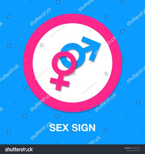 Heterosexual Isolated Vector Sex Sign Illustration เวกเตอรสตอก ปลอดคาลขสทธ