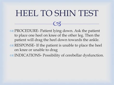 Neurological Tests For Physical Therapists Pptx