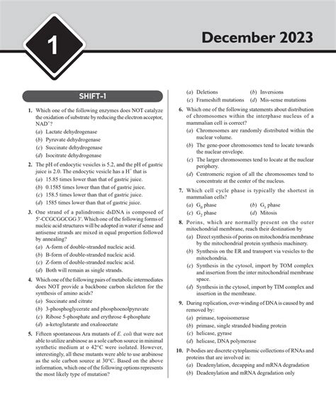 CSIR NET Recap Life Sciences Chapterwise And Yearwise Previous Years Solved Papers