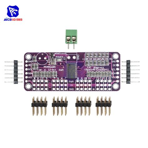 Diymore Cjmcu Pca9685 16 채널 12 비트 Pwm 서보 드라이버 모듈 I2c 인터페이스 16 Khz Pwm반도체 집적회로 Aliexpress