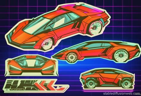 Angular Concept Car With Copper Finish Stable Diffusion Online Angular Concept Car With Copper Finish Stable Diffusion Online