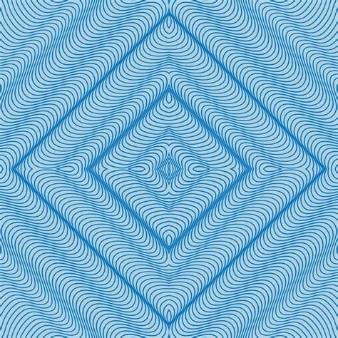 Vector Monochromatic Abstract Geometric Background In Blue Color With Patterns Of Squares Drawn