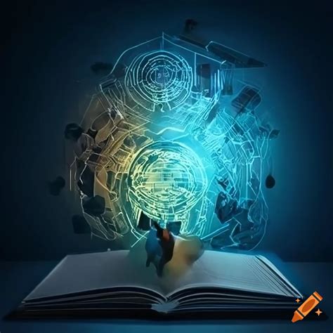 interactive book concept on craiyon