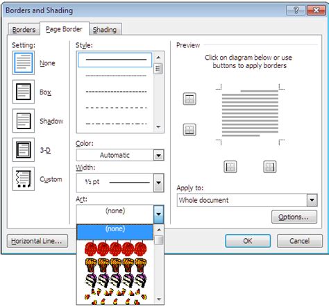 Using Borders In Word 2007 And Above