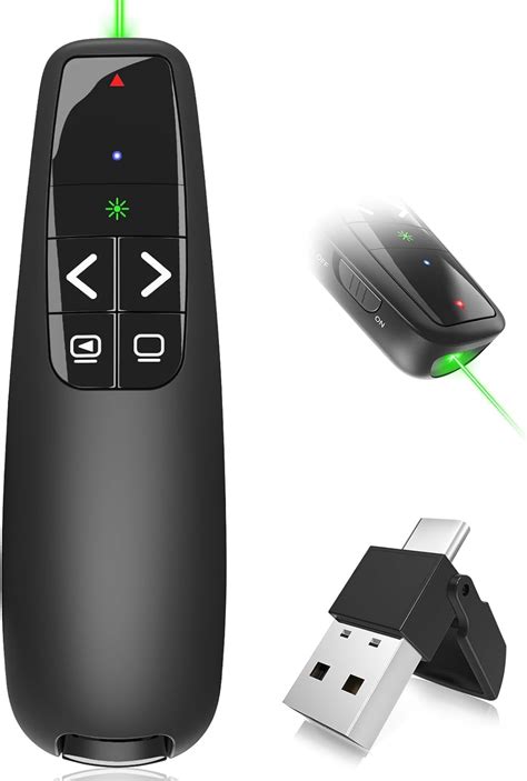 Green Laser Pointer For Powerpoint Presentations Presentation Clicker Wireless Presenter Remote