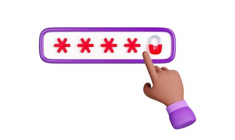Free Photo Password Form With Red Asterisks And Padlock