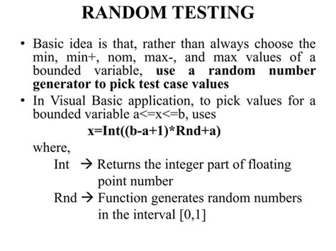 Software Testing Boundary Value Analysis Equivalent Class Partition Decision Table Ppt