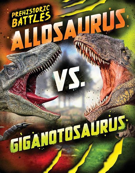 Dinosaurussen Giganotosaurus Vs Spinosaurus