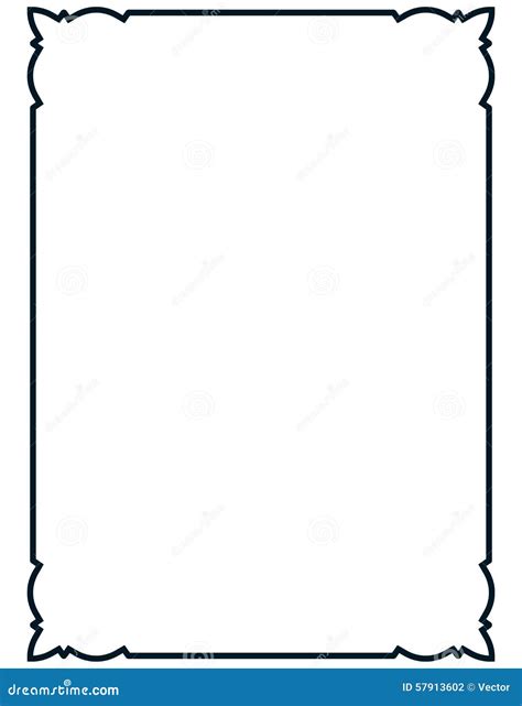 Simple Rectangle Frame Vector