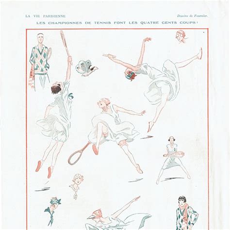 フランスの雑誌挿絵 ～la Vie Parisienne～より（henry Fournier）0170 アンティークプリント
