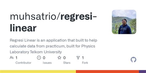 GitHub Muhsatrio Regresi Linear Regresi Linear Is An Application