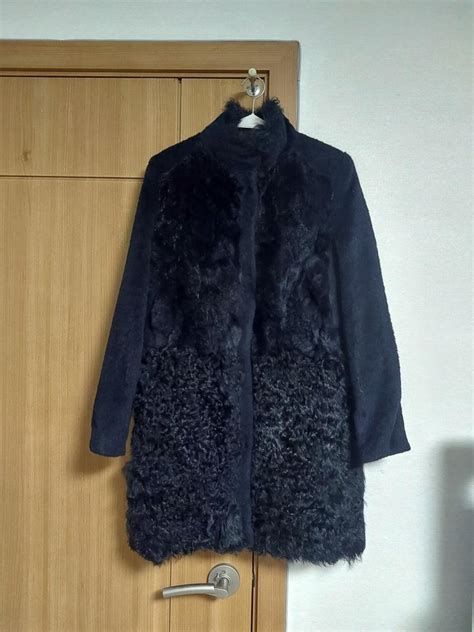 매긴 알파카 양털 럭셔리 코트 헬로마켓