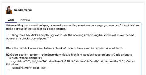 Markdown In GitHub And ZenHub