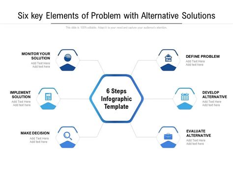 Six Key Elements Of Problem With Alternative Solutions Presentation