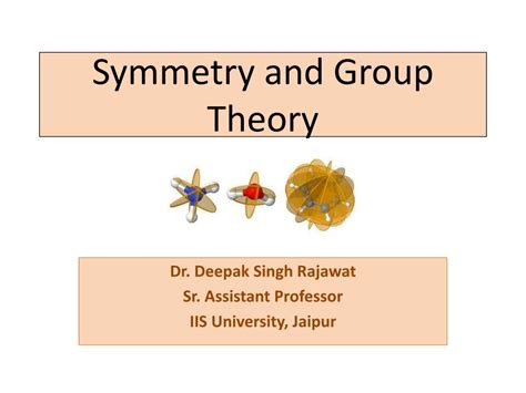 Ppt Symmetry And Group Theory Powerpoint Presentation Free Download Id 8987504