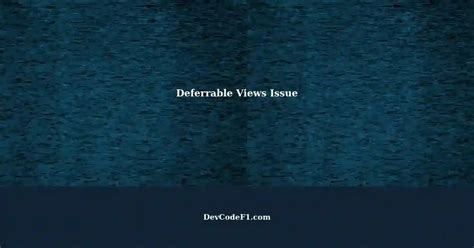 Deferrable Views Not Working In Angular Component