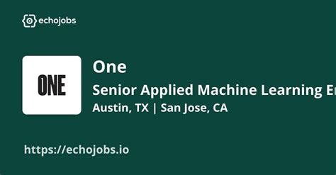 One Is Hiring Senior Applied Machine Learning Engineer Usd 120k 135k New York Ny Portland Or