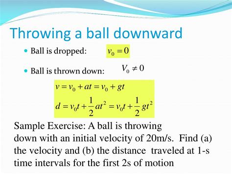 Ppt Falling Objects And Projectile Motion Powerpoint Presentation Free Download Id332295
