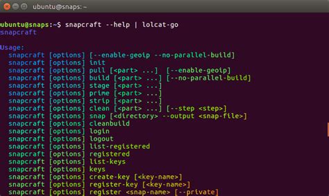 How To Make A Snap Package For Lolcat With Snapcraft On Ubuntu Mi Blog Lah