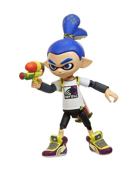 Figura Mundo Nintendo Splatoon Inkling Boy Azul Gameplanet