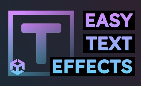 easy text effects com qiaozhilei easy text effects unity package