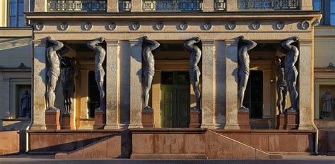 Атланты Эрмитажа в Санкт Петербурге где находятся история создания
