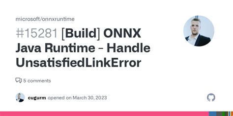 Build Onnx Java Runtime Handle Unsatisfiedlinkerror · Issue 15281 · Microsoftonnxruntime